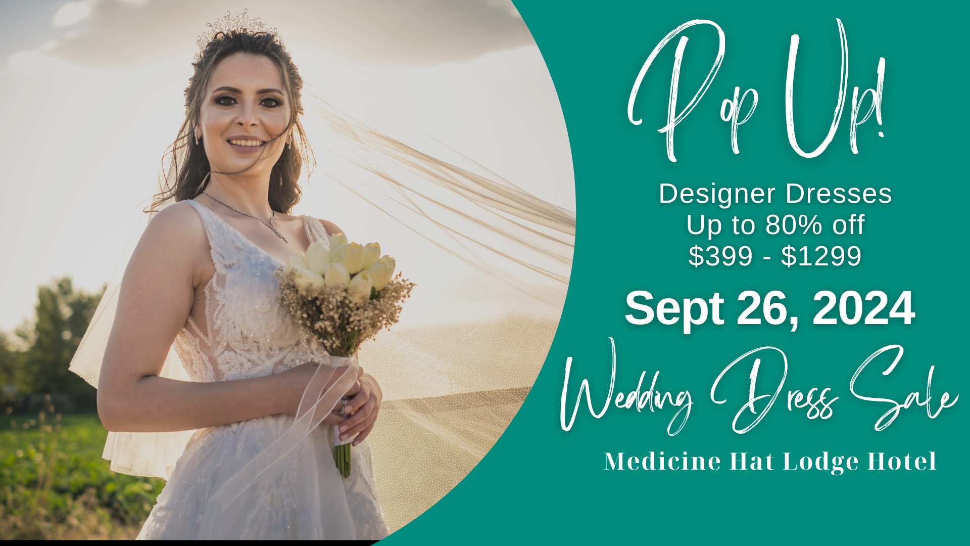 Pop-Up Wedding Dress Sale Medicine Hat - Opportunity Bridal